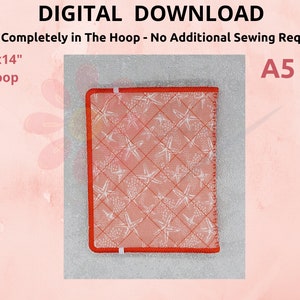 ITH Notebook Cover A5 Machine Embroidery Notebook Cover | Etsy