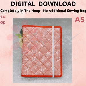 ITH Notebook Cover A5 Machine Embroidery Notebook Cover | Etsy