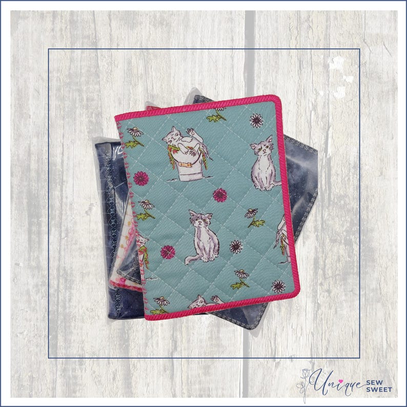 ITH Notebook Cover A6, Machine Embroidery, Notebook Cover, Embroidery ...
