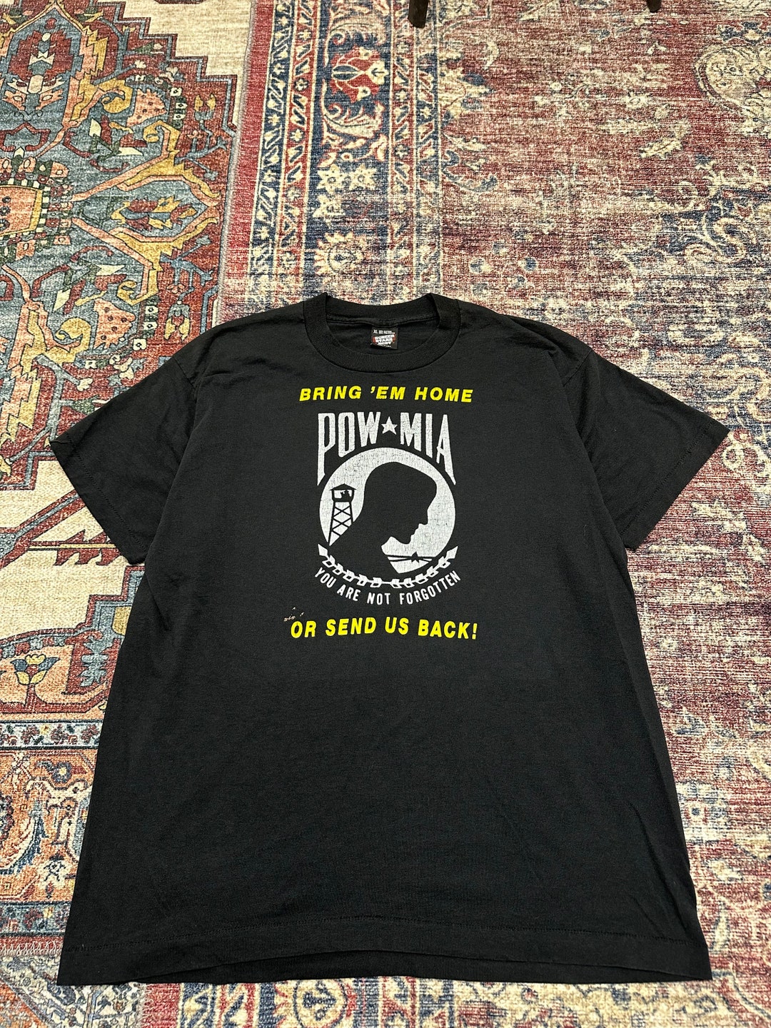 VINTAGE POW MIA T Shirt - Etsy