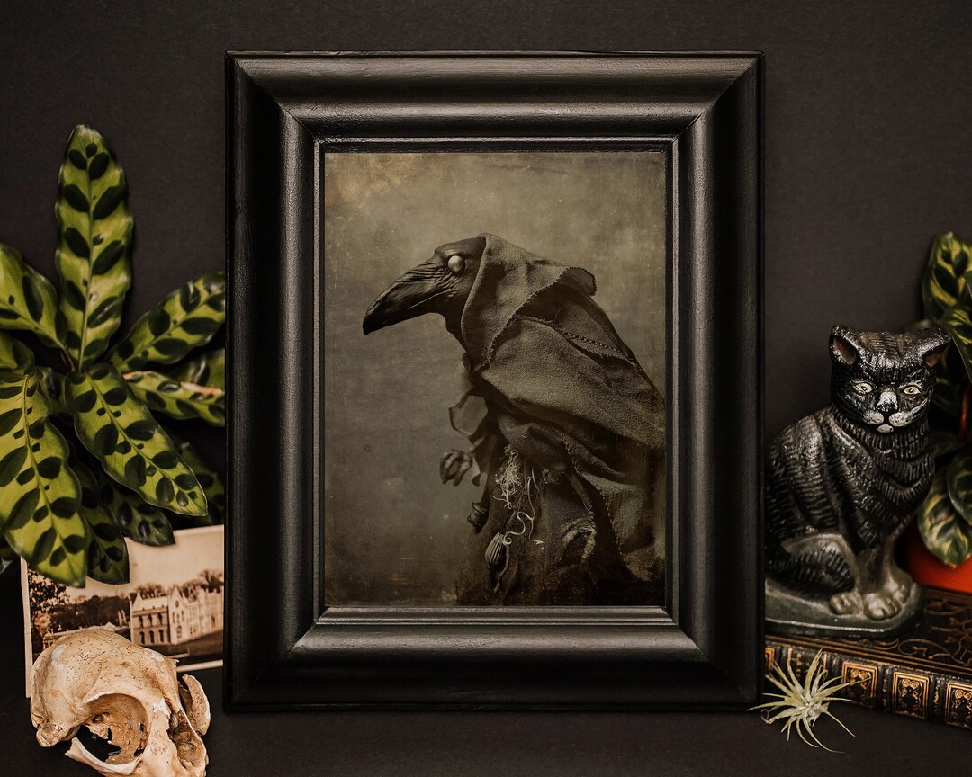 The Raven Necromancer. Fine Art Print in Sizes 5 X 7 and 8 X 10" - Etsy