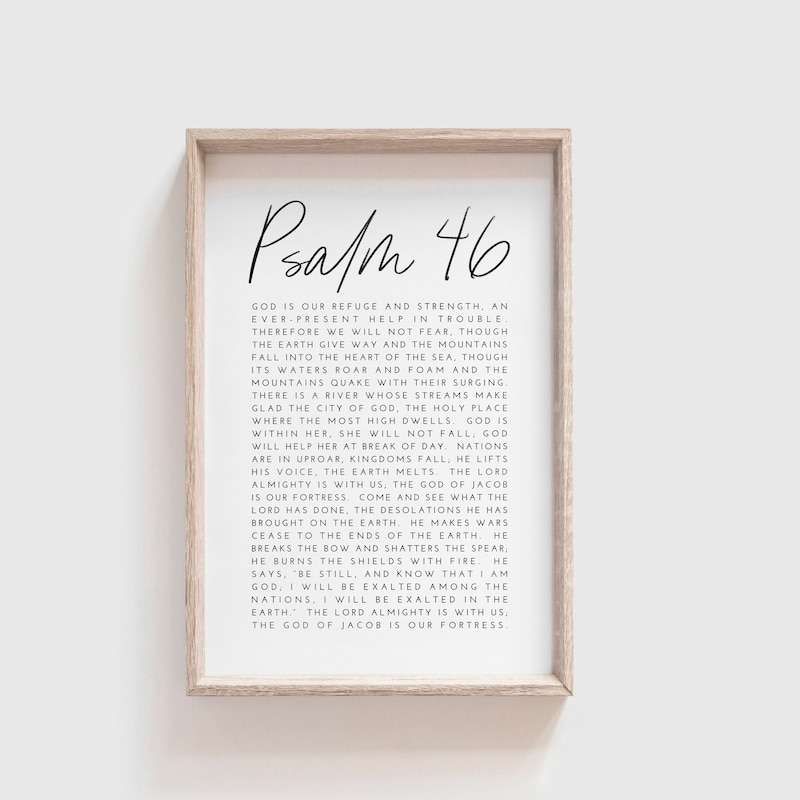 Psalm Print - Etsy