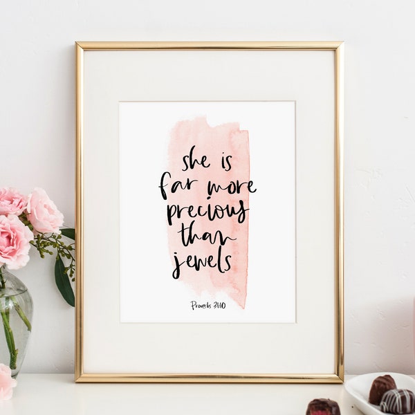 Precious Than Jewels - Etsy