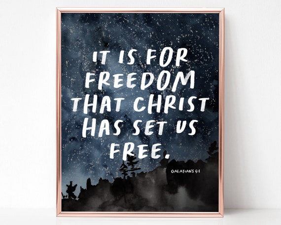 Freedom In Christ Bible Verse