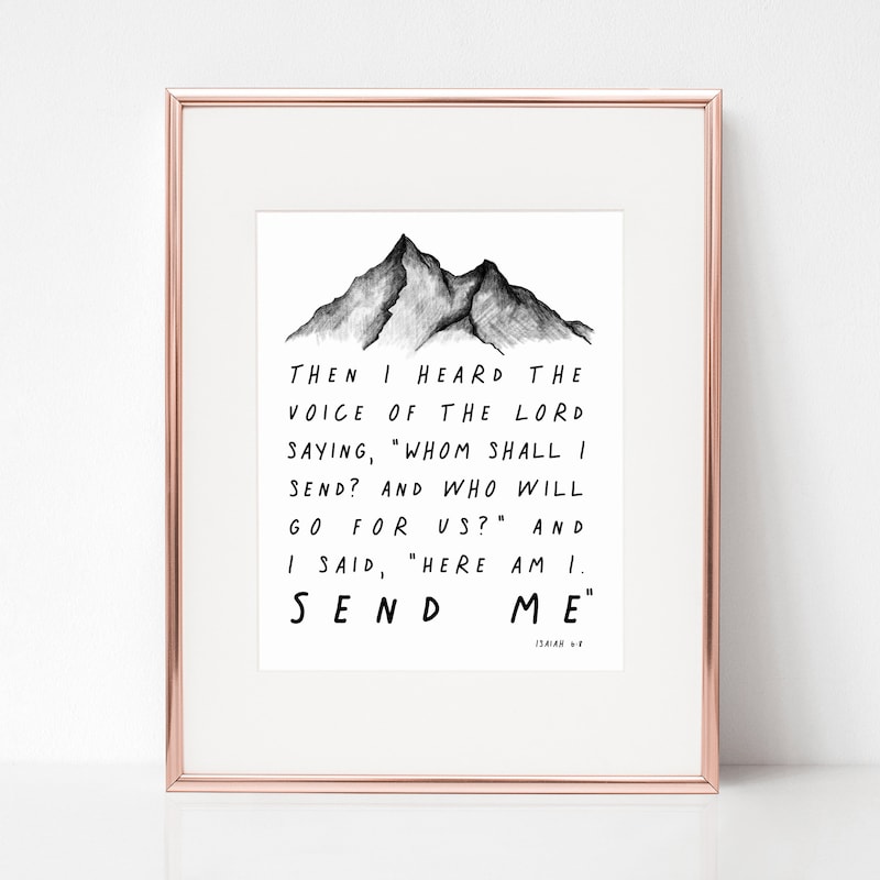 Here I Am Lord - Etsy
