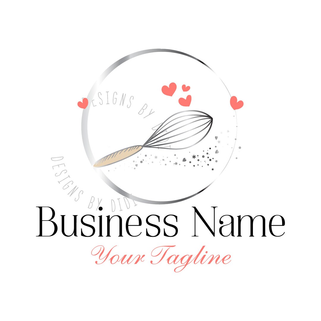 Cooking Logo, Bakery Logo, Patisserie Logo, Whisk Logo, Custom Logo ...