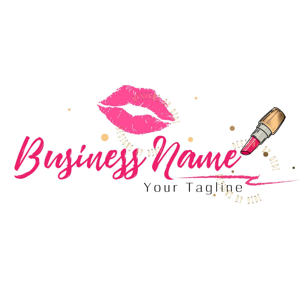 Custom Logo Pink Gold Lips Logo Lipstick Writing Logo Hot Etsy custom-logo-pink-gold-lips-logo-lipstick-writing-logo-hot-etsy