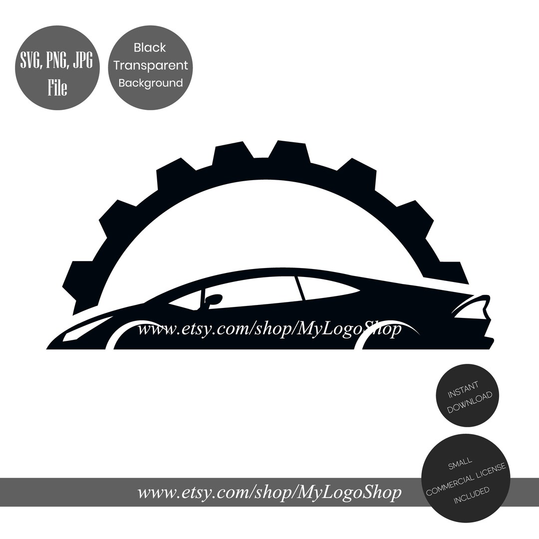 Car Repair SVG File: Mechanic Car Silhouette PNG (digital Download) - Etsy