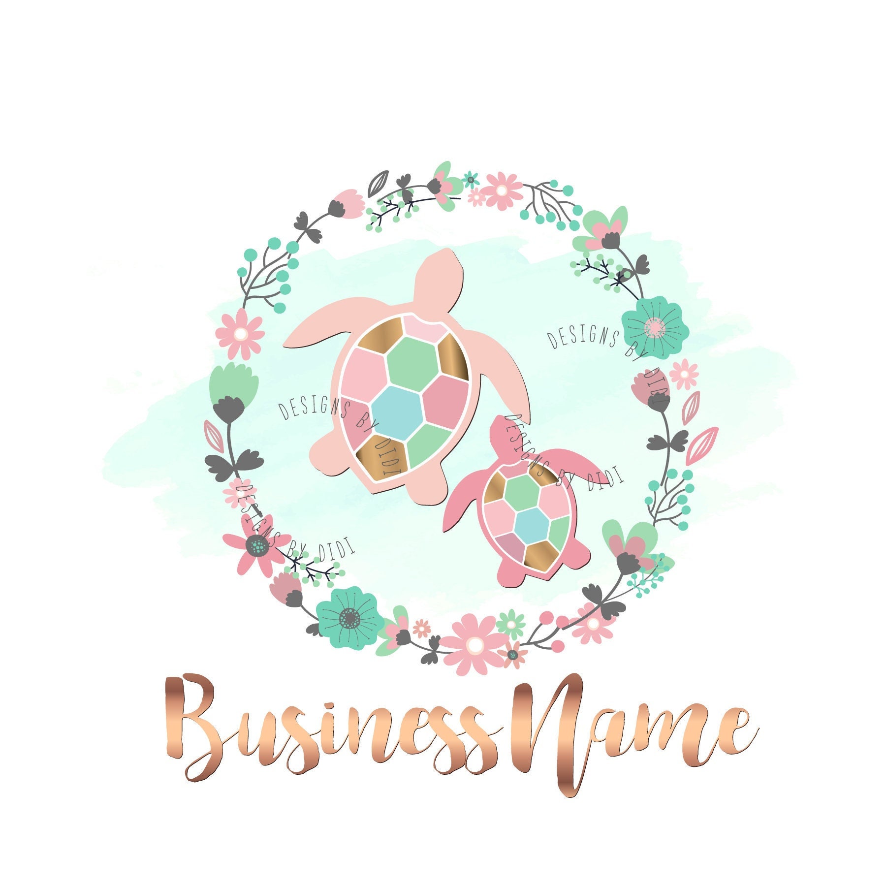 Cute Turtle Logo