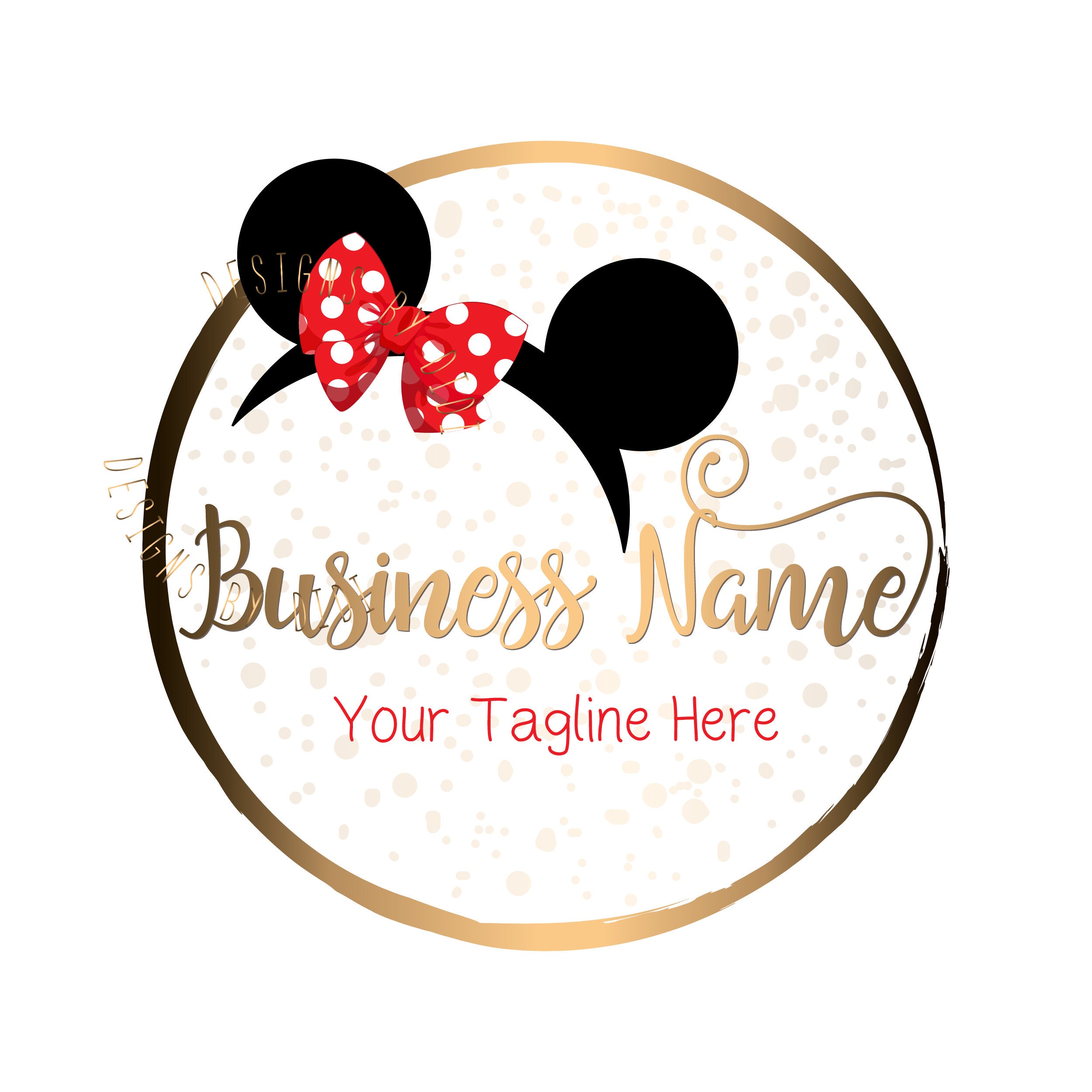 Minnie Mouse Name Logo