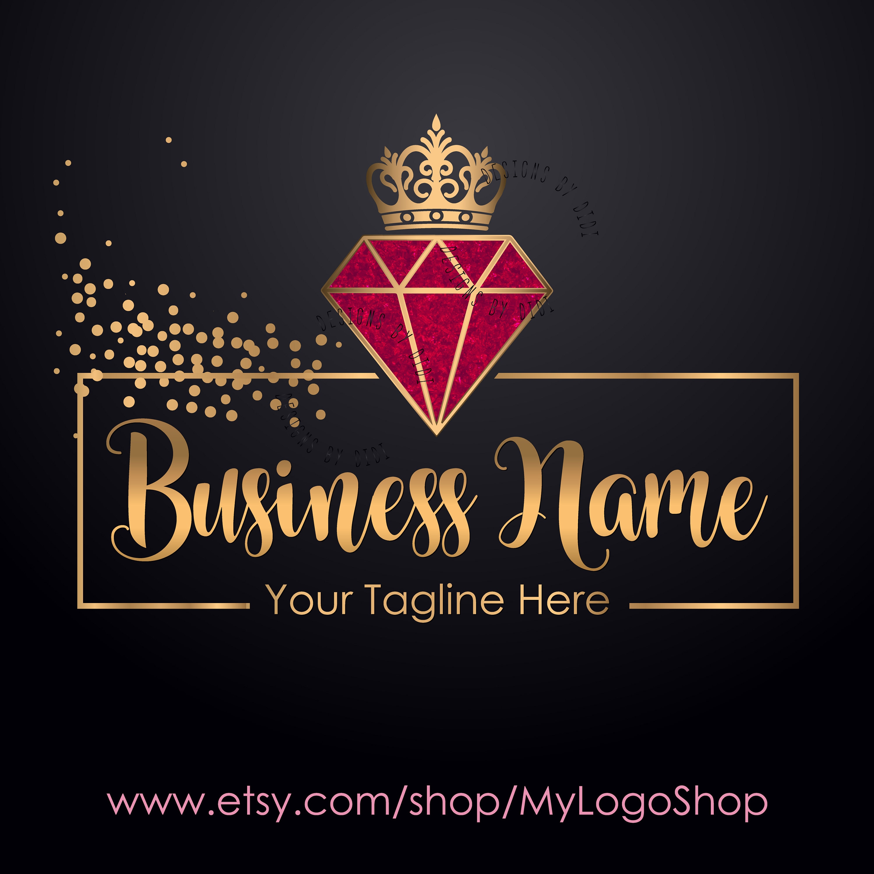 Diamond Crown Logo Diamond And King Crown Logo Design With Line Art