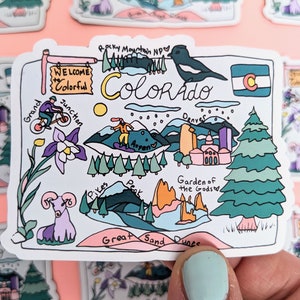 Colorado Sticker, Denver Sticker, Boulder Sticker, Laptop Sticker ...
