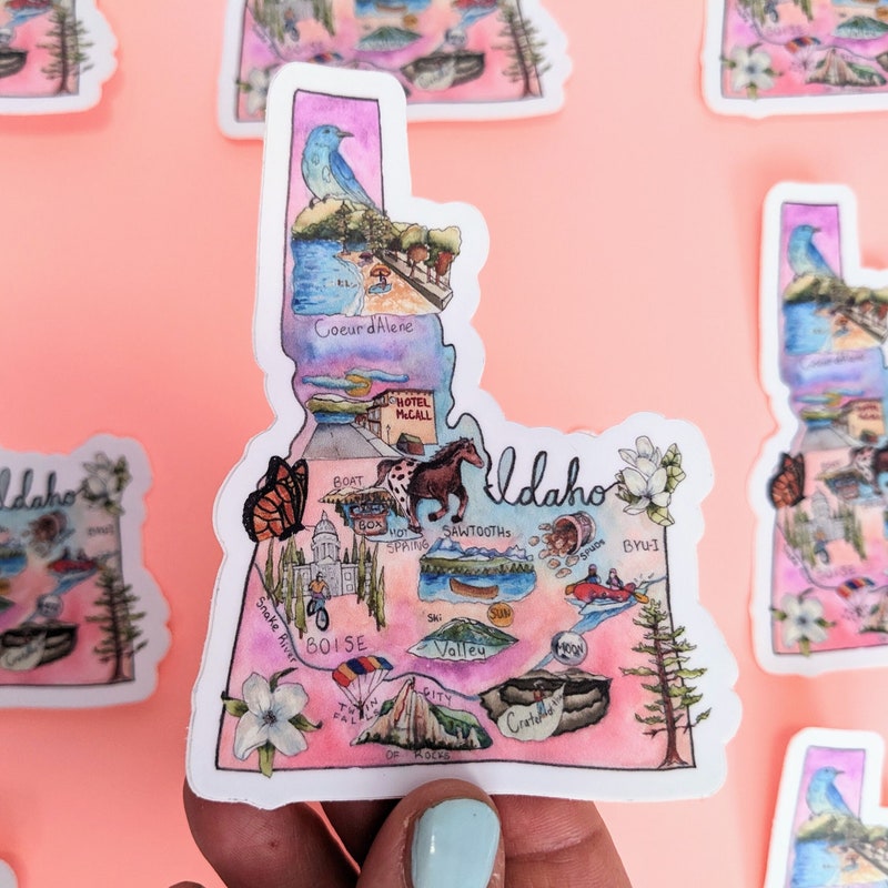 Idaho Stickers - Etsy