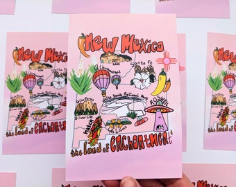 Layers of New Mexico Postcard - Etsy