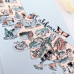 California Postcard, Beach Postcard, Los Angeles Postcard, California ...