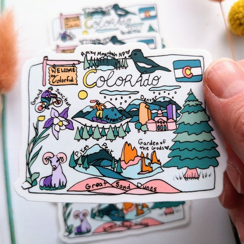 Colorado Sticker - Etsy