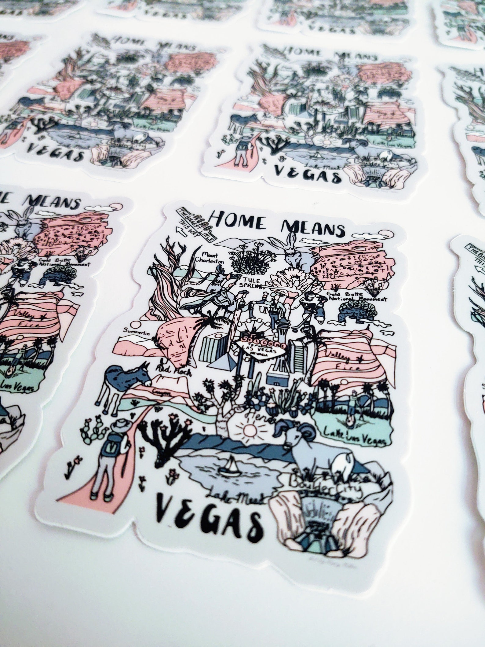 Laptop Sticker Vinyl Sticker Vegas Sticker Las Vegas | Etsy
