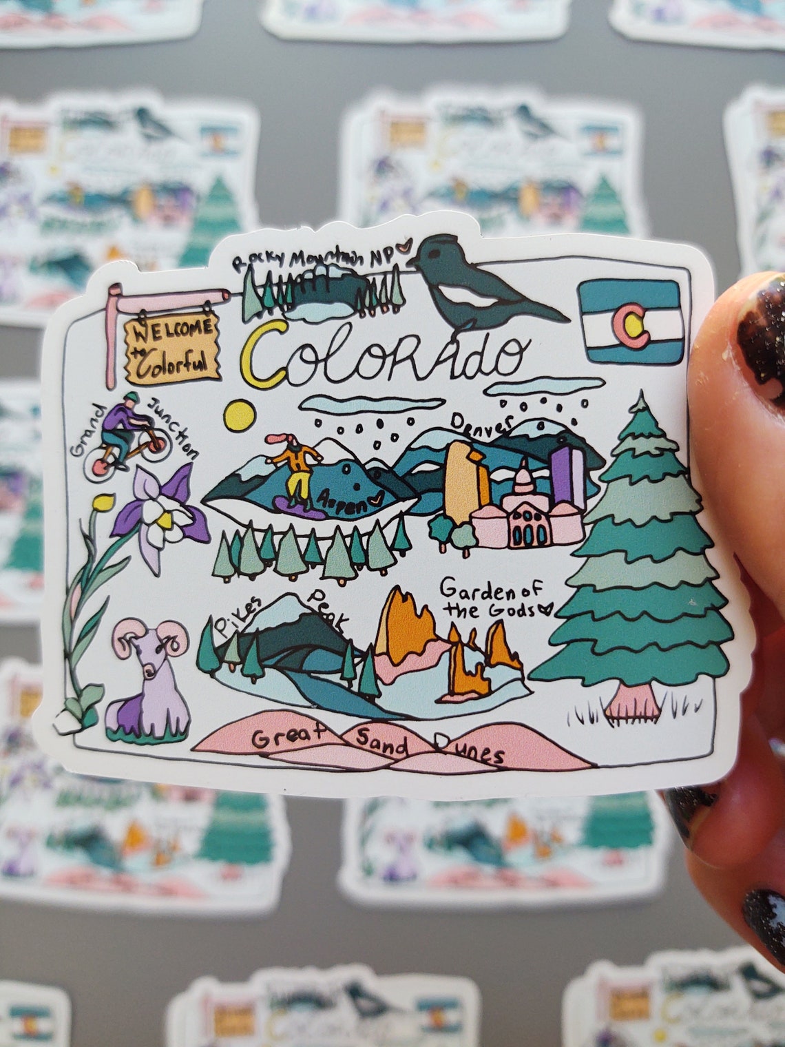 Colorado Magnet Magnet Denver Magnet Boulder Magnet - Etsy