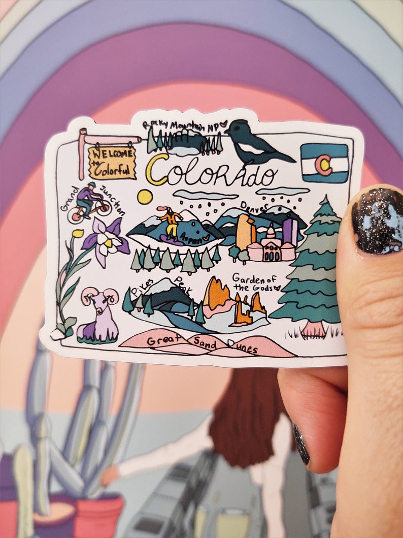 Colorado Magnet, Magnet, Denver Magnet, Boulder Magnet, Refrigerator ...