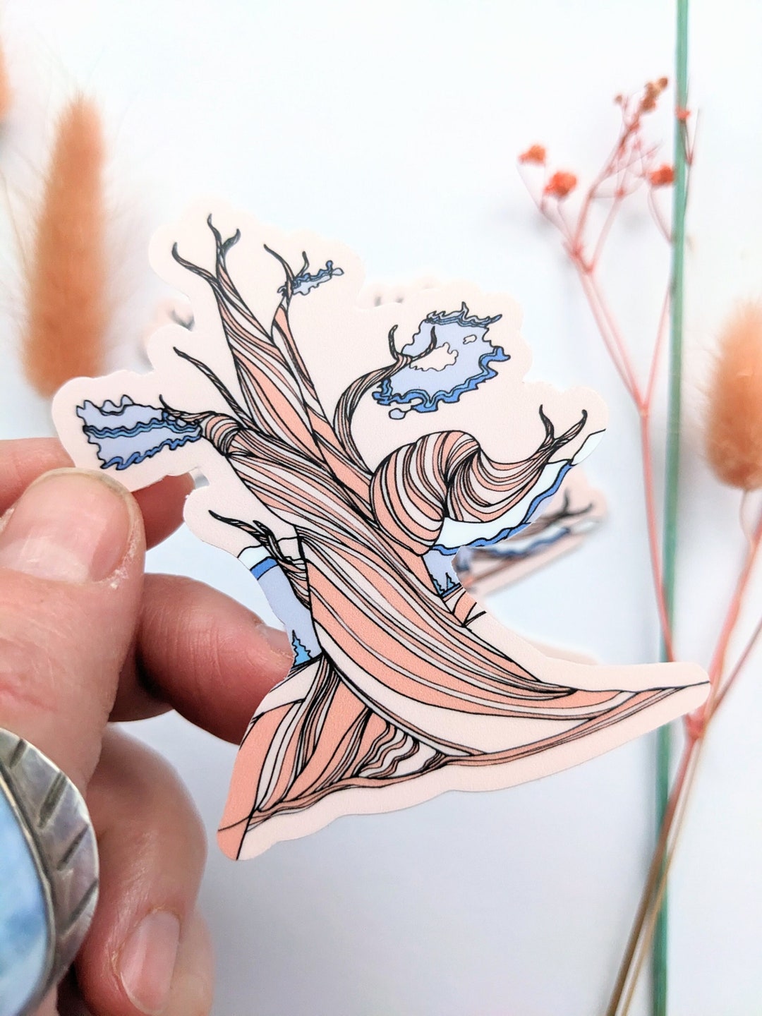 Bristlecone Pine Tree Sticker, Nevada State Tree Decal (3x2") - Etsy