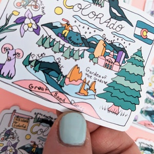 Colorado Sticker, Denver Sticker, Boulder Sticker, Laptop Sticker ...