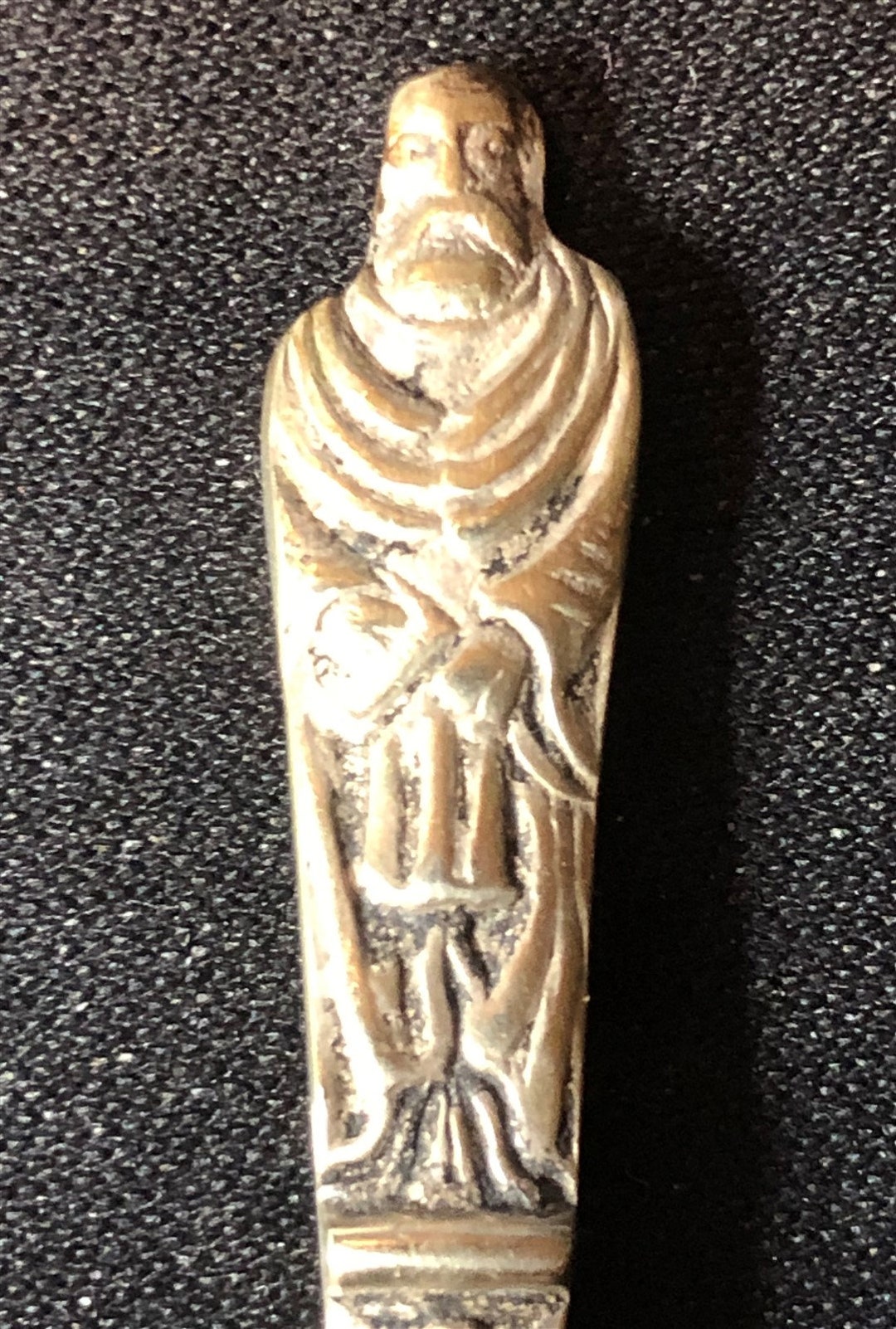 Monk or Priest (top) on Silver Plated Souvenir Spoon - Pre-owned - Etsy