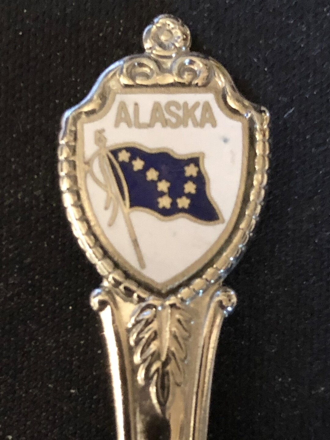 Alaska With State Flag (top) on Souvenir Spoon - Pre-owned - Etsy
