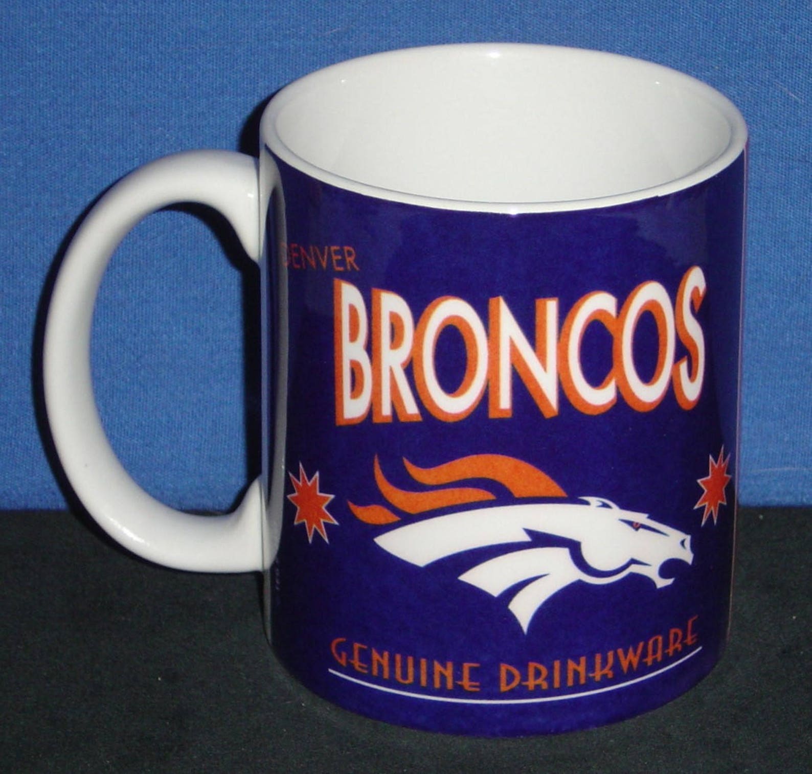 Retro NFL Denver Broncos 11oz Ceramic Mug NEW | Etsy