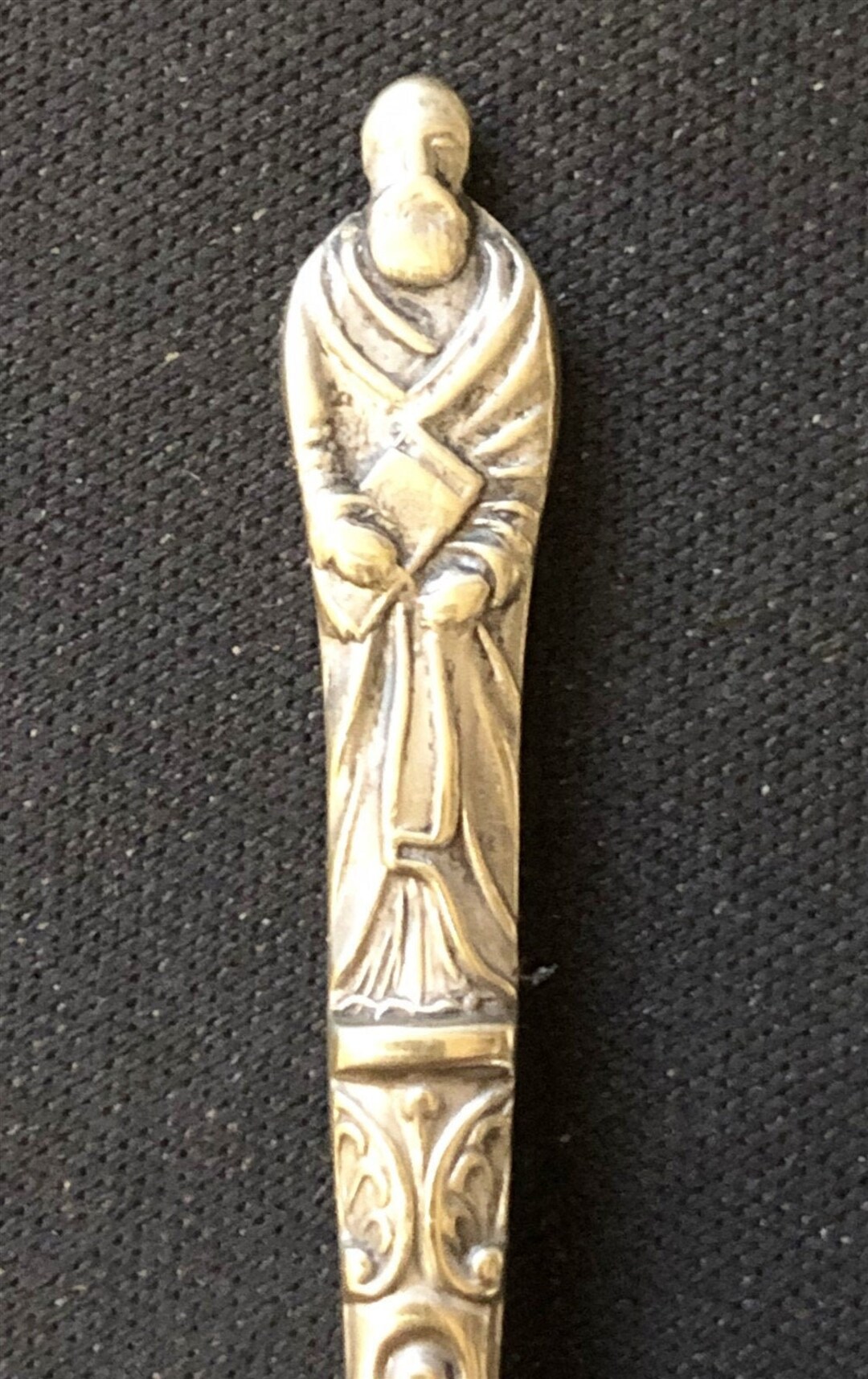 Apostle Monk or Priest top on Silver Plated Souvenir Spoon - Etsy