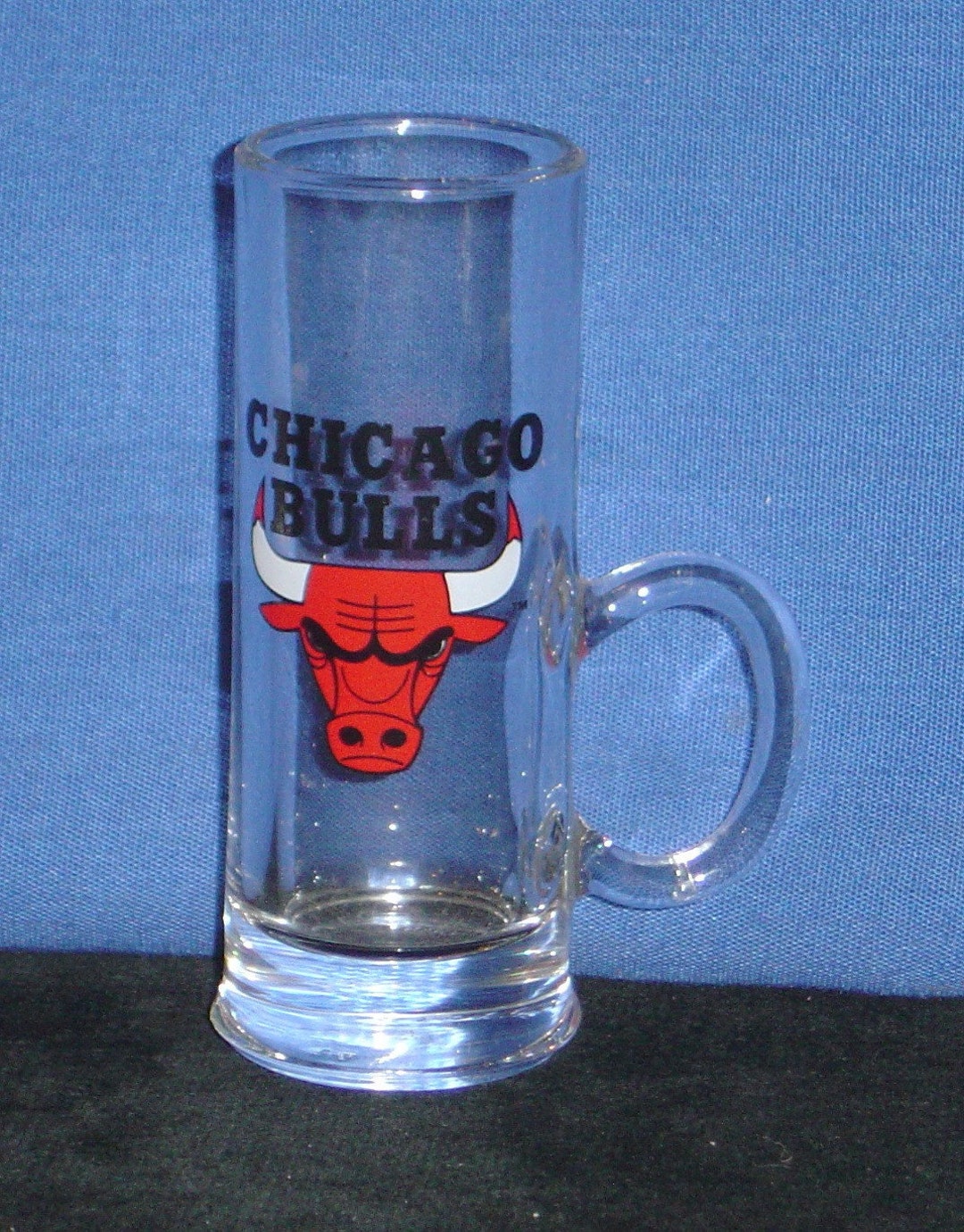NBA Chicago Bulls on 2oz Glass Shooter Mini-mug - NEW - Etsy