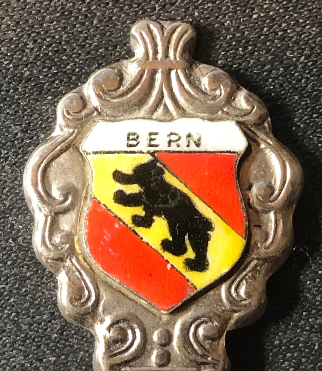 Bern Switzerland With Crest top on Souvenir Spoon - Etsy