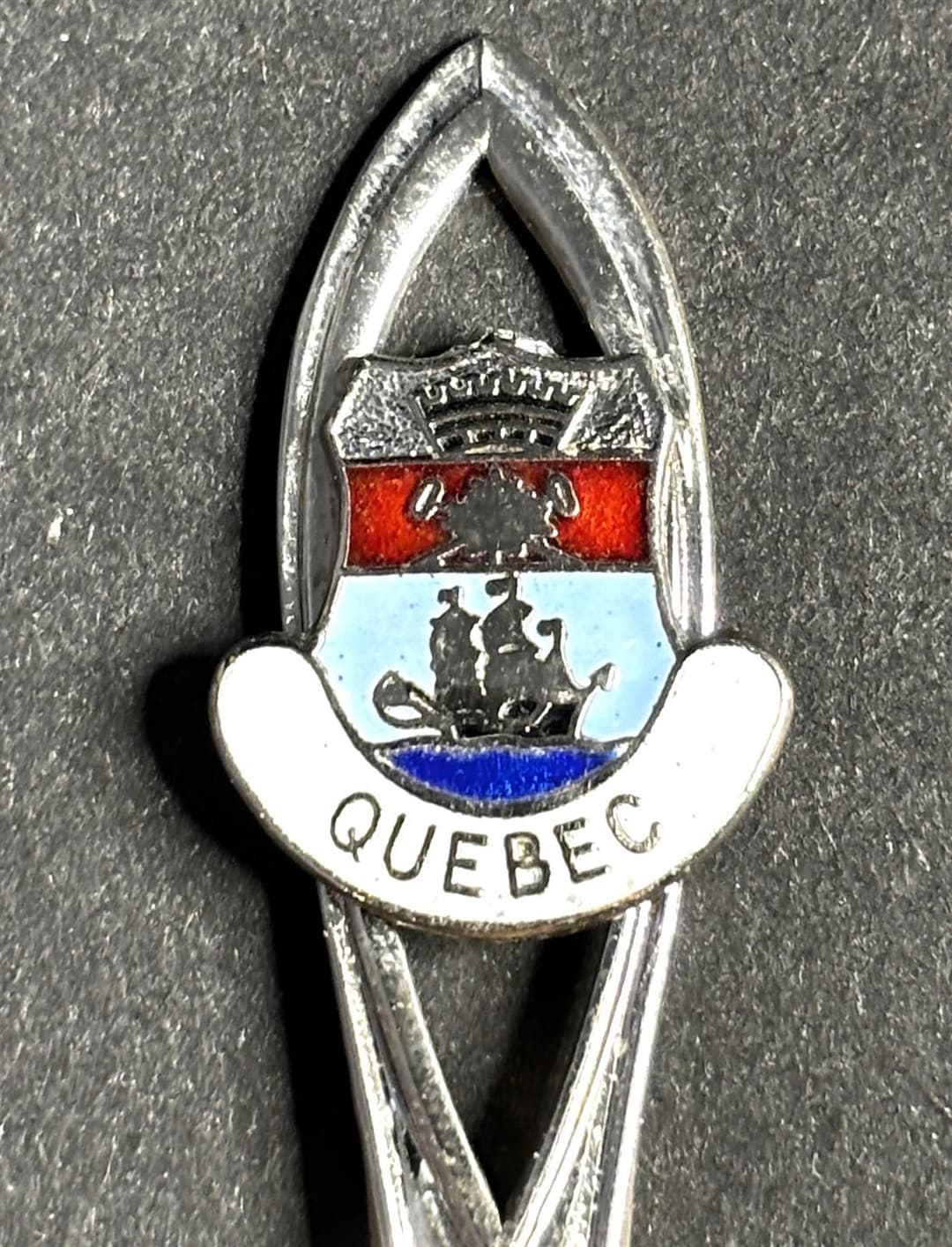 Quebec, Canada With Crest (top) on Souvenir Spoon - Pre-owned - Etsy