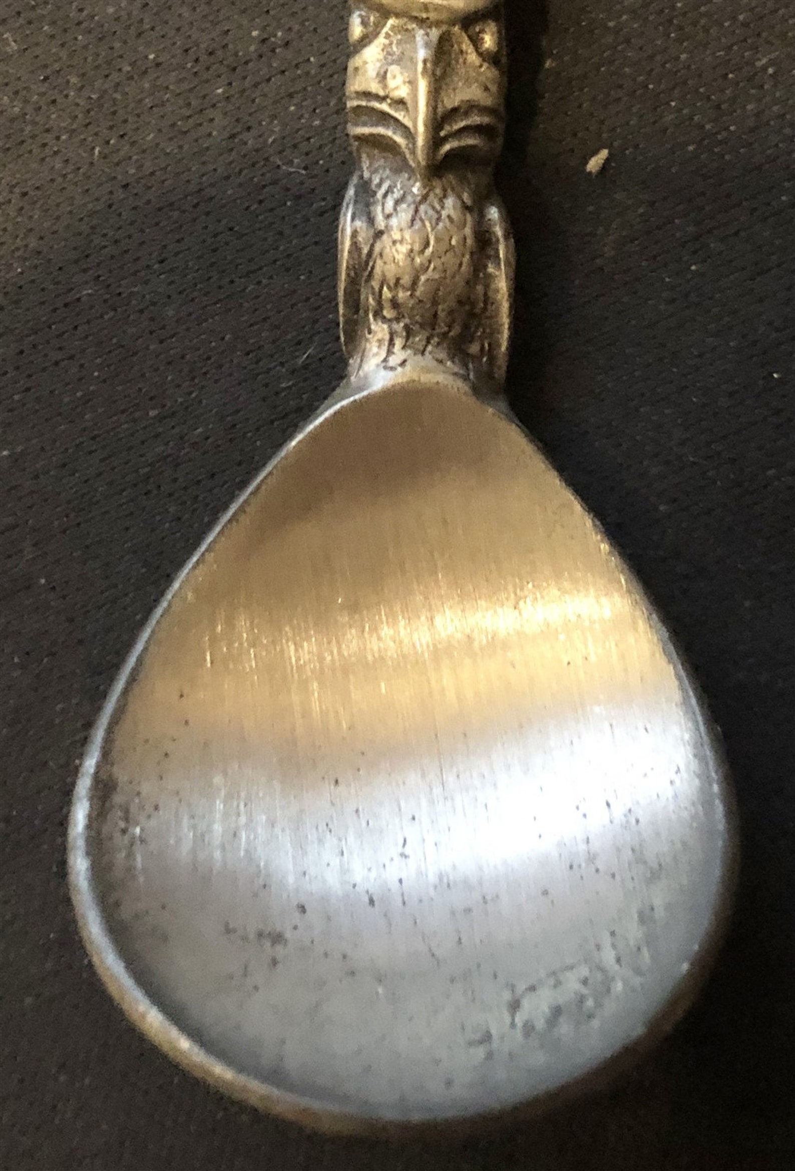 Totem Pole (top & Stem) Canada on Pewter Souvenir Spoon - Pre-owned - Etsy