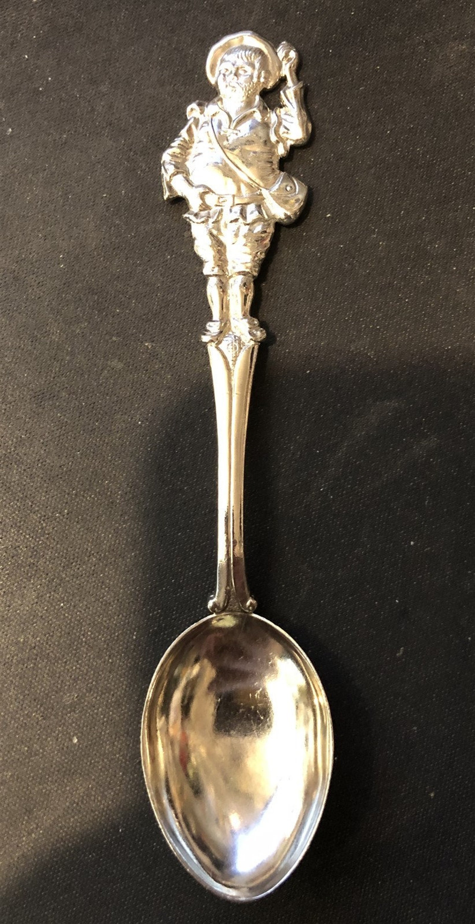 Medieval middle Ages Man top on Souvenir Spoon Pre-owned - Etsy