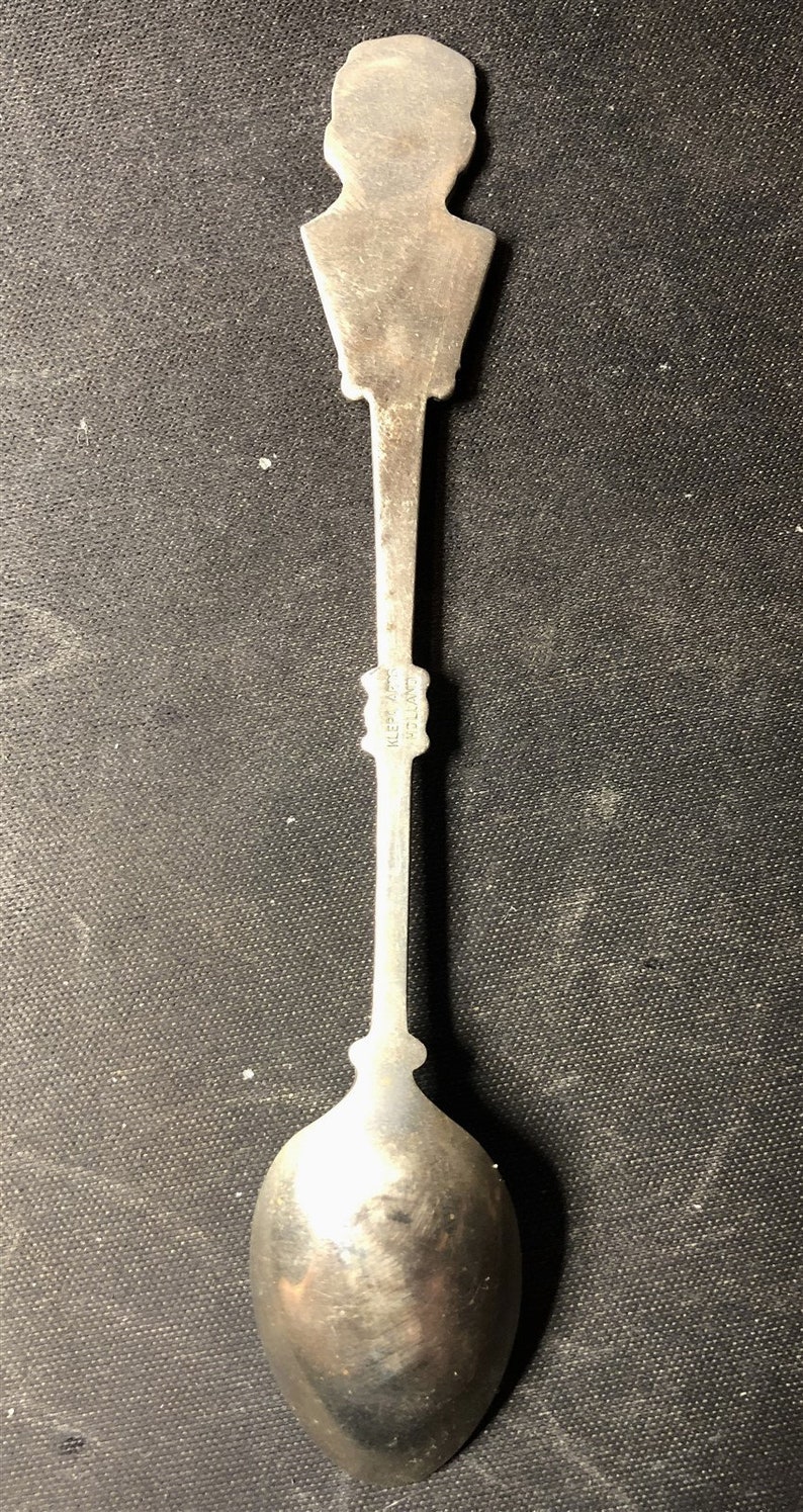 John F Kennedy With Bust top on Silver Plated Souvenir Spoon - Etsy