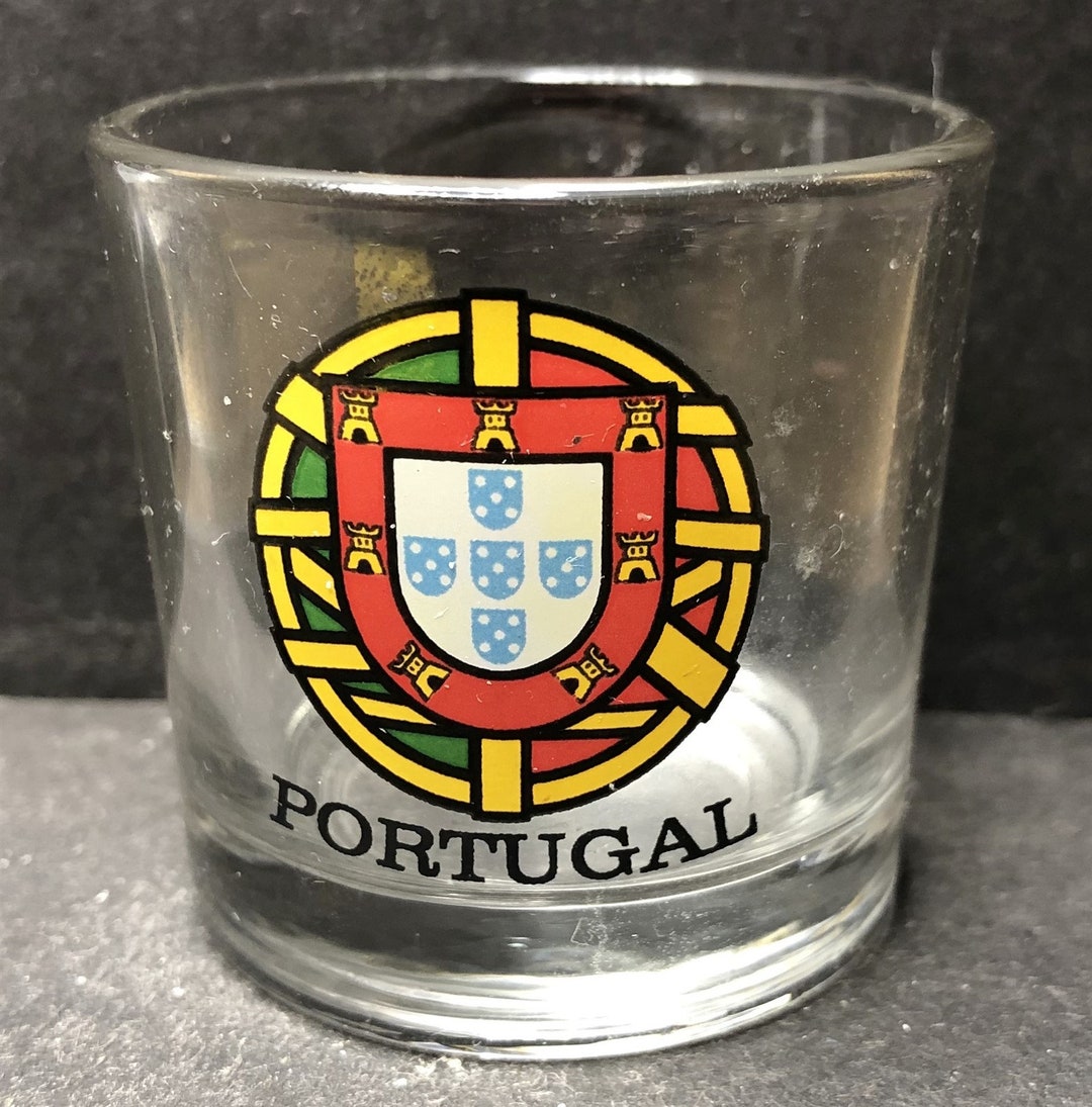 Portugal With Crest on 1oz Glass Shot Glass – NEW - Etsy