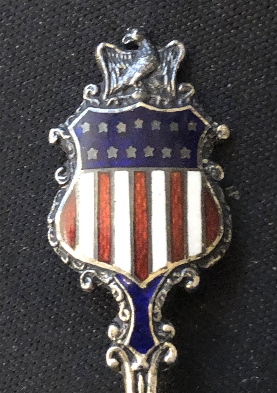 Nassau NP, Bahamas With Flag Crest on Sterling Silver Souvenir Spoon ...
