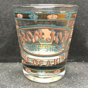 Ron Jon Surf Shop and Surf Major University on 1oz Glass Shot Glass ...