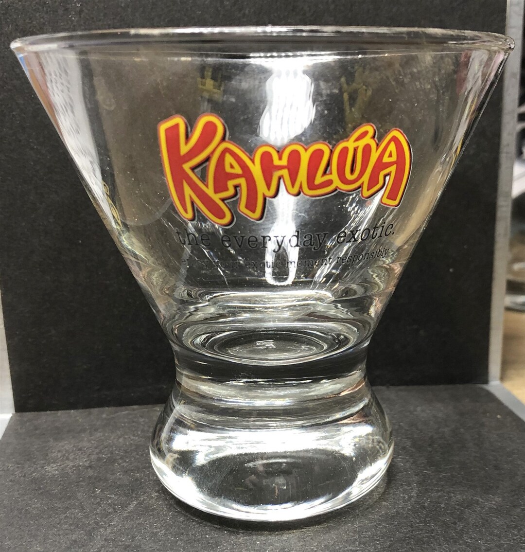 Kahlua the Everyday Exotic on 5oz Glass Shot Glass - NEW - Etsy