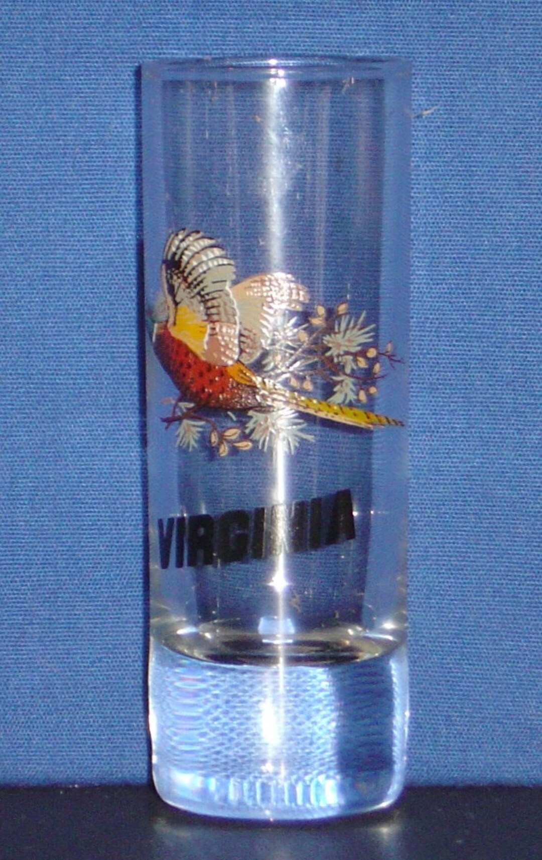 Virginia With Pheasant on 2oz Glass Shooter – NEW - Etsy