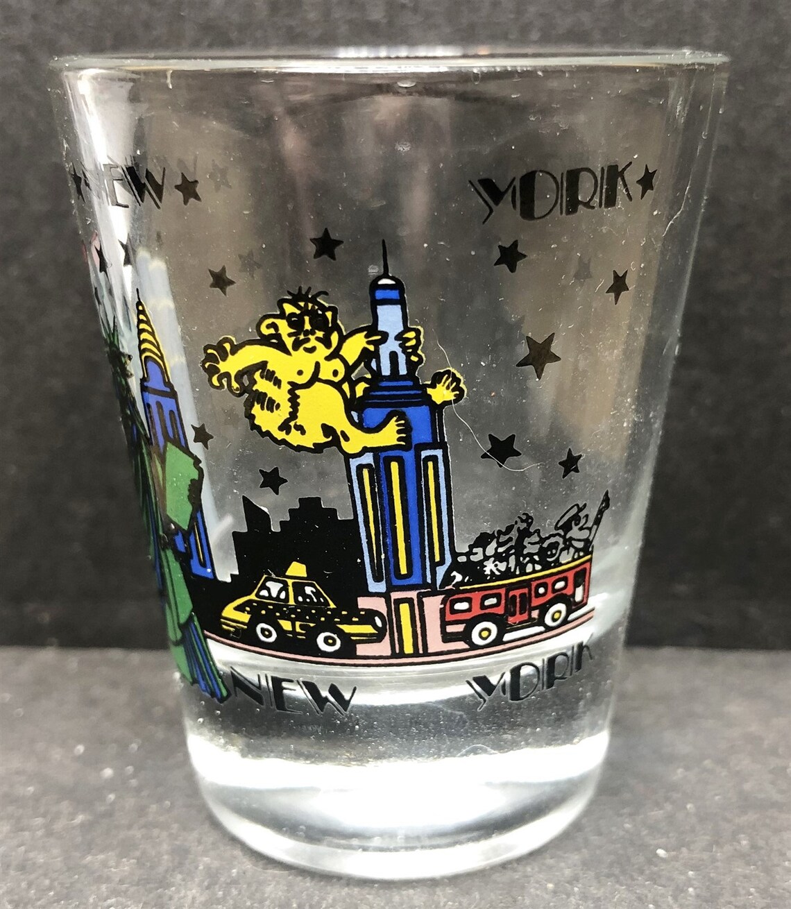 New York, New York and Twin Towers, Statue of Liberty, Monkey on Empire ...