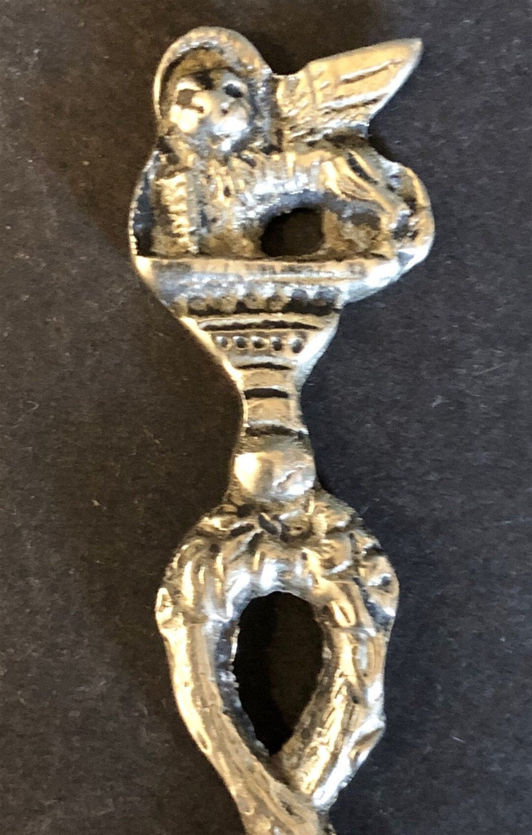 3D Gryphon (top) Italy on Souvenir Brass Spoon - Pre-owned - Etsy