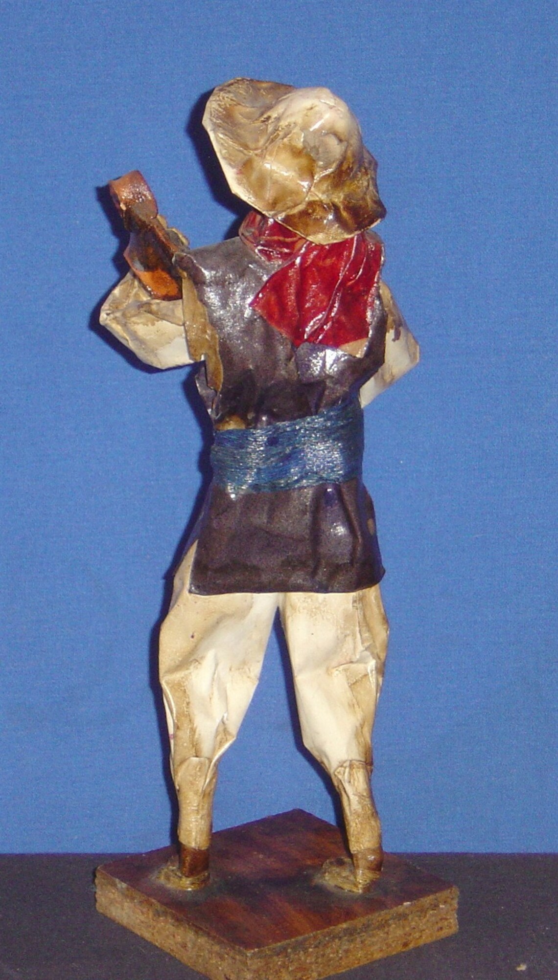 12" Hand Painted Paper Mache Mexican Peasant From Mayan Palace - Pre ...