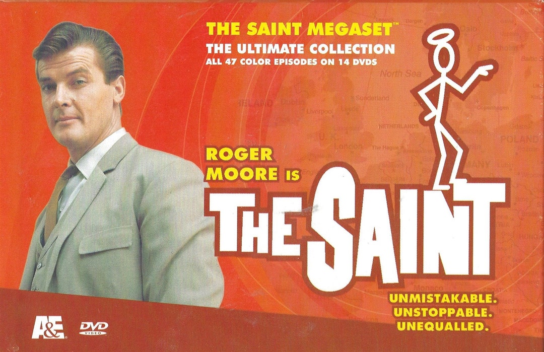 The Saint Megaset Starring: Roger Moore 47 Color Episodes on 14 Dvds ...