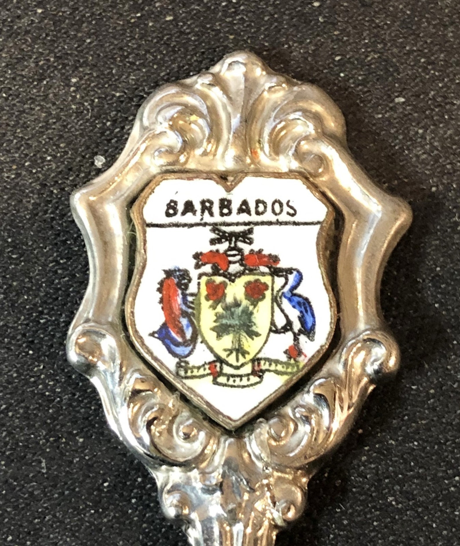 Barbados With Crest top on Souvenir Spoon Pre-owned - Etsy