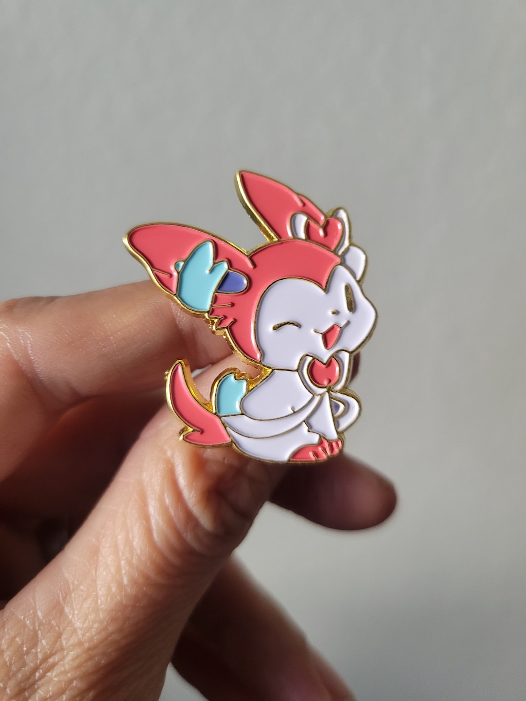 Pokemon Sylveon Kawaii Enamel Pin - Etsy