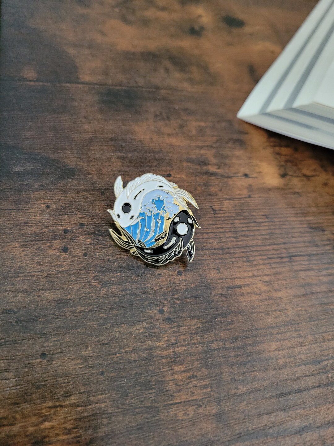 Super Cute Koi Ying Yang Pin - Etsy