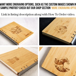 Personalized Wood Notebook - Etsy