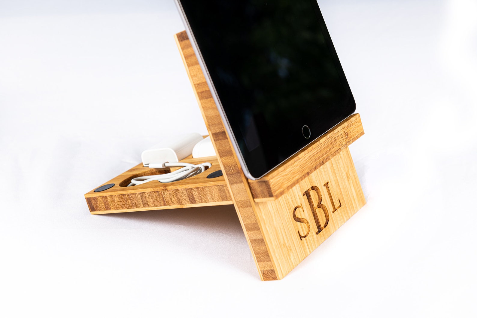 Magnetic Stand Personalized Phone or Tablet Organizer Dock - Etsy