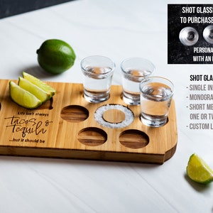 Personalized Round O' Shots Board Custom Engraving - Etsy